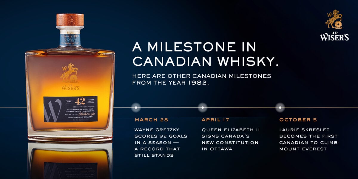 A Great Canadian Whisky Arrives: J.P. Wiser’s 42-Year-Old